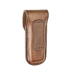 LEATHERMAN, Heritage Leather Snap Sheath for Multitools, Made in the USA, Large (Fits Super Tool, Surge, and Signal)