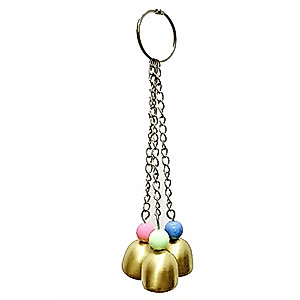 5pcs Toy Chewing Birds Cockatiels Small Conures Hanging Macaws Wooden Hammock Amusing Finches Bird Accessories Cage Creative Pet Love Parakeets Parrot Parrots Bell Perch for Swing