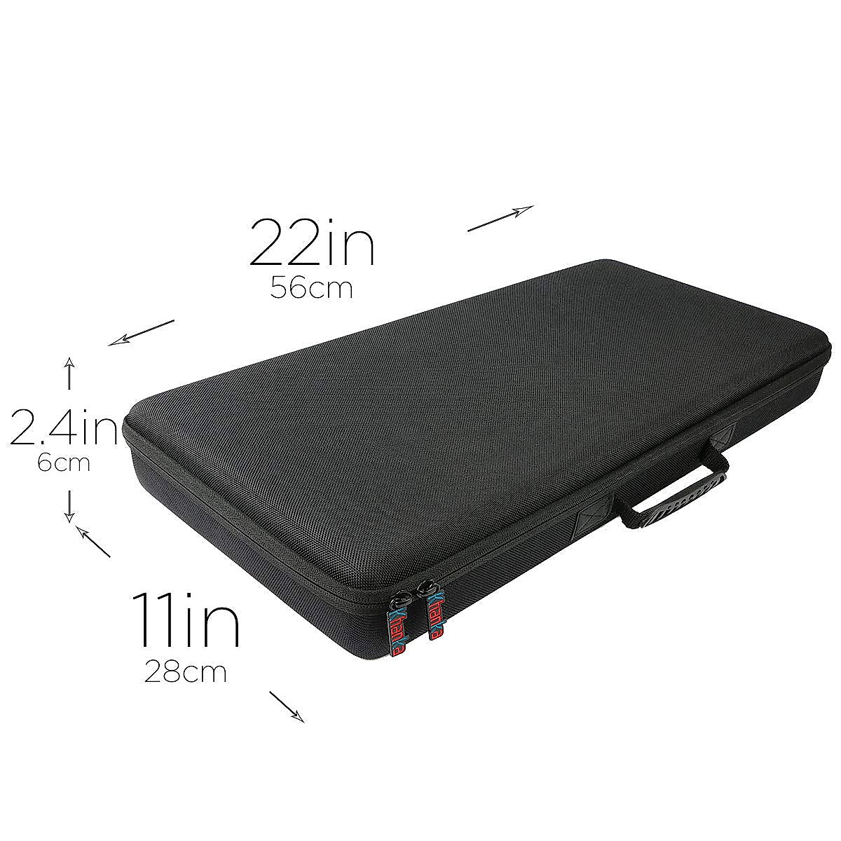 Khanka Hard Travel Case Replacement for Numark Mixtrack Platinum FX/Pro 3 | USB DJ Controller