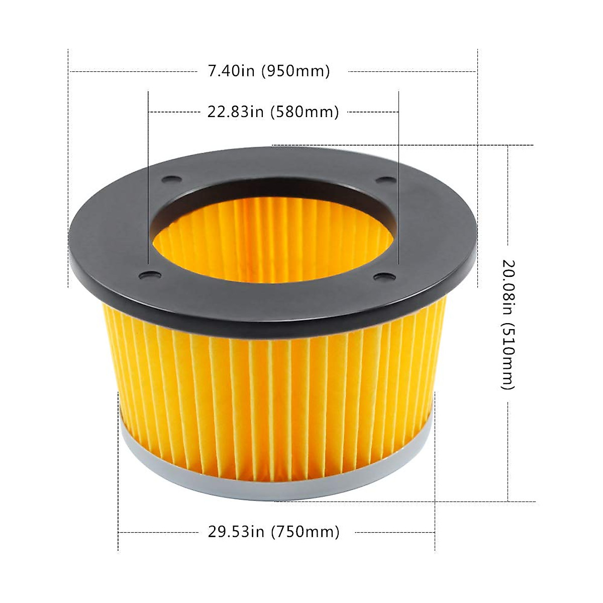 Air Filter Replacement for Tecumseh 30727 30604 John Deere AM30900 TC-30727 TC30727 488619 488619-R1 Lesco 050113