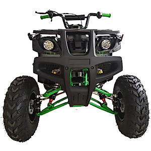 HHH 200cc Adult ATV with Automatic Transmission w/Reverse, Big 23"/22" Aluminium Rim Wheels! - Green Camo