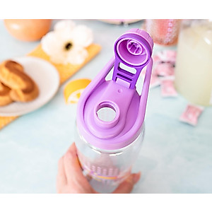 Silver Buffalo Sanrio Hello Kitty and Joey Mouse Rainbow Plastic Water Bottle With Screw-Top Lid | BPA-Free Plastic Sports Jug With Leakproof Lid | Holds 28 Ounces