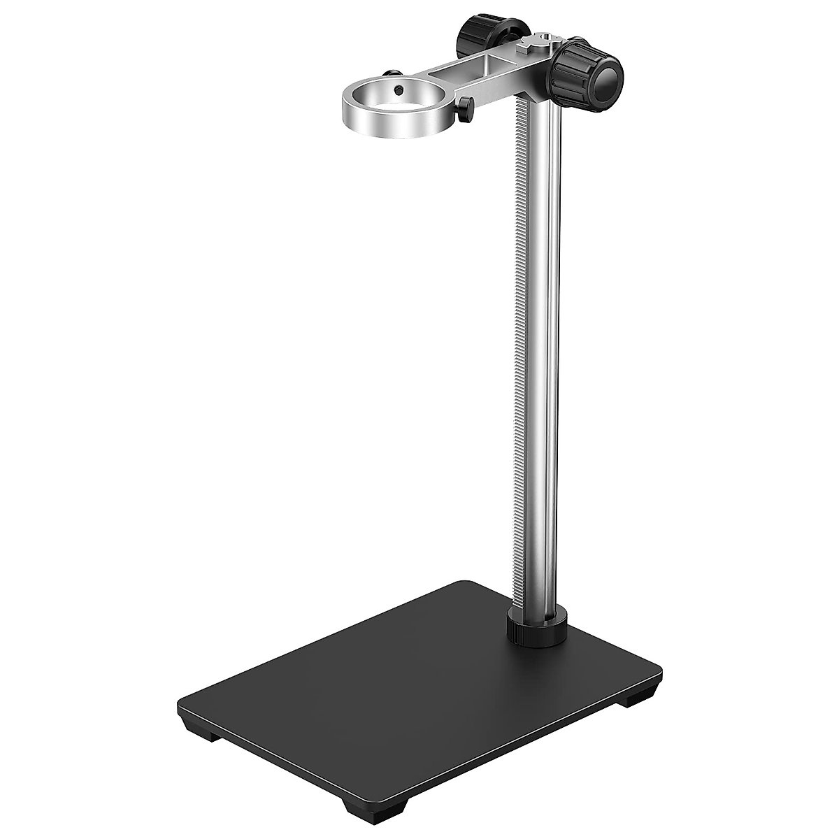 TOMLOV USB Microscope Stand BS01,10 inch Adjustable Microscope Stand Base, Professional Holder Desktop Support Bracket for LCD Digital Microscope, Max 1.38" in Diameter
