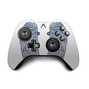 Head Case Designs Officially Licensed Rachel Caldwell Angel Wings Art Mix Vinyl Sticker Gaming Skin Decal Cover Compatible With Xbox One X Console and Controller Bundle
