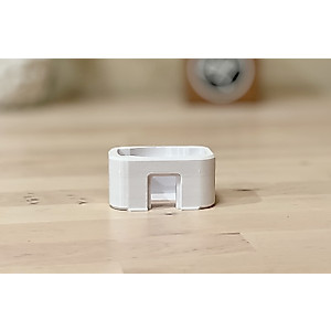 Burd - Electric Oral-B Tooth Brush Wall/Outlet Holder/Mount/Cord Organizer (Charger not Included), White