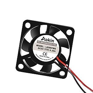 Dorhea 4pcs 3007 Fan Black for Raspberry Pi 4 Fan 30x30x7mm Pi Brushless Cooling Fan Brushless 3.3V 5V DC Quiet Fan for Raspberry Pi 4, Pi 3 B+, Pi 3 B, Pi 2, Pi B+, Pi Zero/Zero W,Robot Project