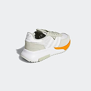 adidas Originals Women's Retropy F2 Sneaker, Grey One/White/Orange Rush, 10
