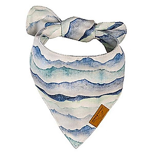 Remy+Roo Dog Bandanas - 4 Pack | Ryan Set | Premium Durable Fabric | Unique Shape | Adjustable Fit | Multiple Sizes Offered (Large)