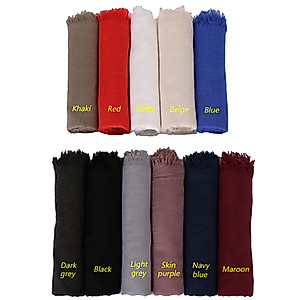 LMVERNA Beige Fashion Scarf Lightweight Soft Shawl Summer Beach Wrap Shawl for Women (Beige)