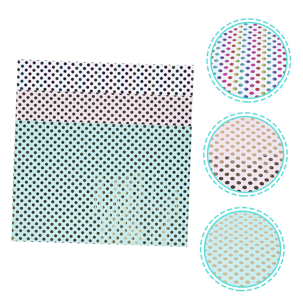 NOLITOY 15 Pcs Wrapping Paper Dot Gift Wrap Paper Gift Diy Packing Paper Gift Wrapping Tissue Paper Gift Packing Paper Crafts Packing Paper Decor Gift Bag Composite Material Wedding
