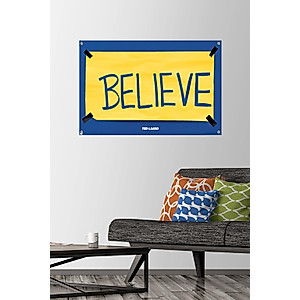 Ted Lasso - Believe Wall Poster with Push Pins