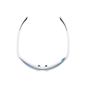 Foster Grant Sun Luv Embrace The Unknown Shield Sunglasses, Matte White, 55mm (10260197.COM)