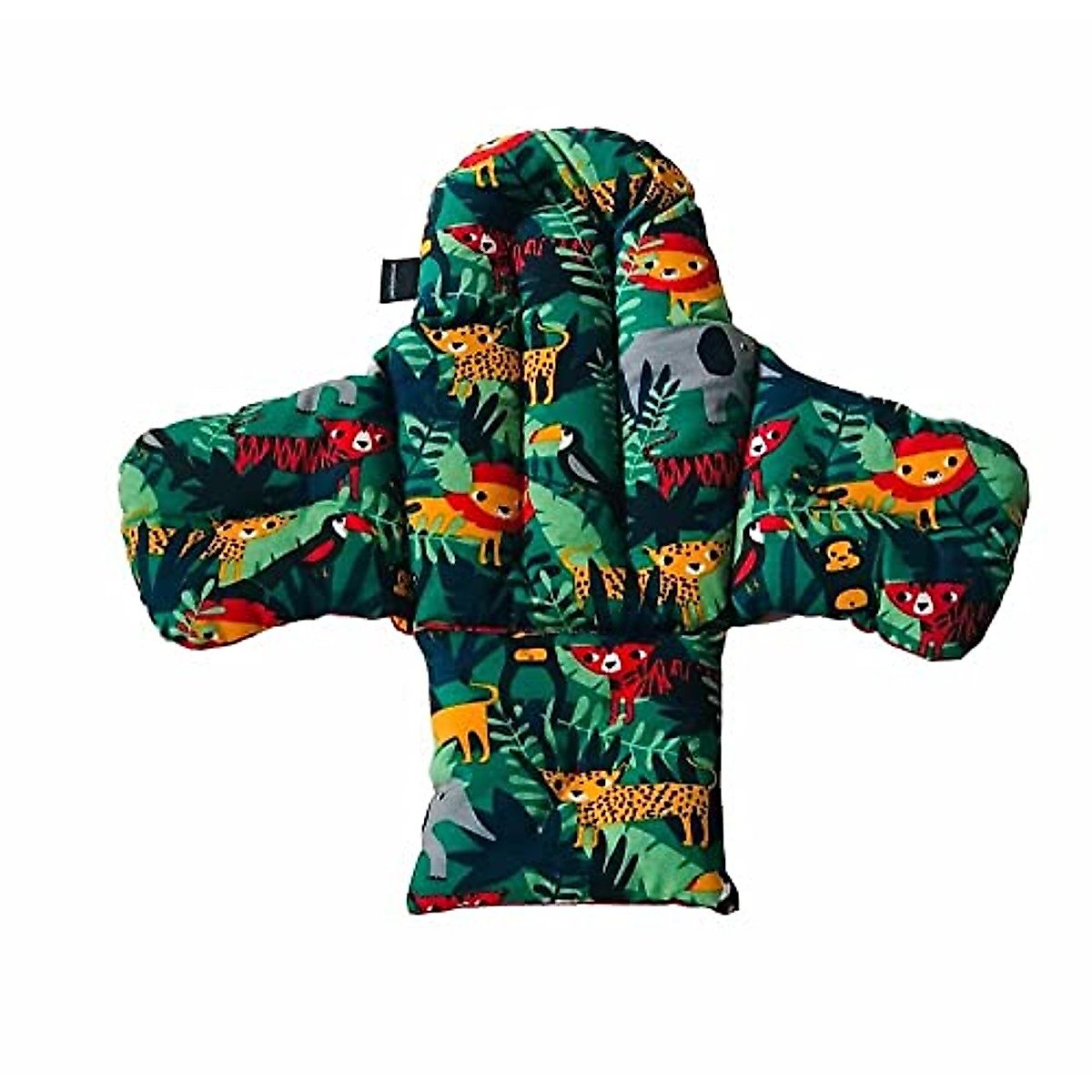 Pamuk Atölyesi High Chair Cushion, 100% Soft Cotton, Breathable, Comfortable,Double-Faced,Stainproof and Washable (Green,Yellow)