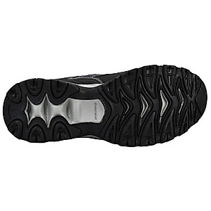 Skechers mens Afterburn Memory Foam Lace-up fashion sneakers, Navy, 9 US