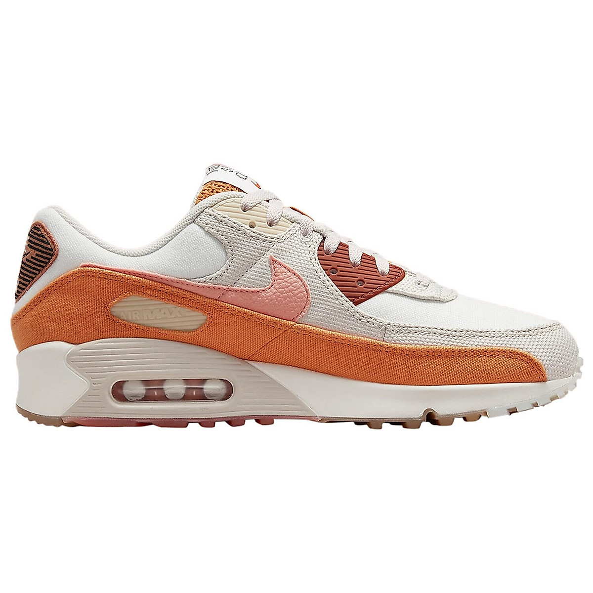 Nike Men's Air Max 90 SE Fashion Sneakers, Sail/Lt Madder Root, 13