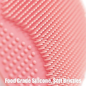 Face Scrubber, Facial Exfoliator, Face Scrub Brush, Soft Face Brush, Silicone Facial Cleansing Brush, Face Exfoliator Blackhead Acne Pore Cradle Cap Face Wash Brush for Deep Cleaning Skin Care 4 Pack