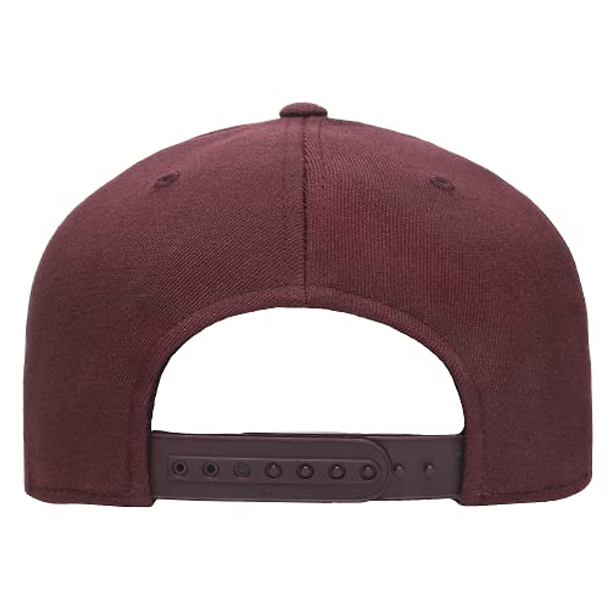 Flexfit Mens 110 Classic Snapback Baseball Cap, Maroon