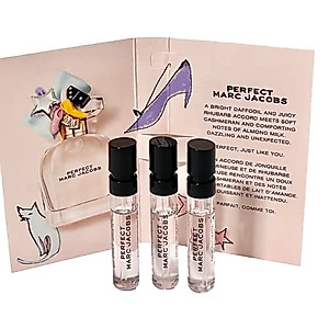 Marc Jacobs Perfect Sample Women Perfume Spray 1.2 ml / 0.04 oz - set of 3