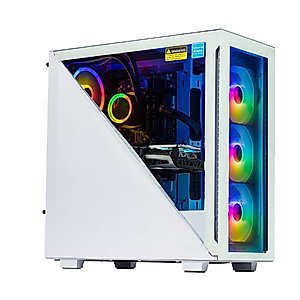 Velztorm Gladio CTO Powerful Gaming Desktop PC Liquid-Cooled (AMD Ryzen 9 5900X 12-Core, 32GB DDR4, 1TB PCIe SSD + 1TB HDD (3.5), GeForce RTX 3070 8GB, WRGB Fans, AC WiFi, BT, Win 10H) VELZ0002