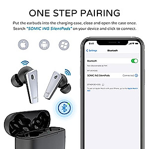 SOMIC Wireless Earbuds Bluetooth, Noise Cancelling Earbuds, 6 Microphone Stereo Earphones with 36H Playtime and Charging Case