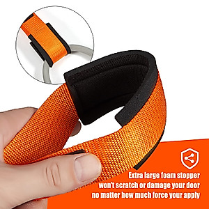 HPYGN Door Anchor for Resistance Bands, Home-Gym Workout Exercise Bands Attachment for Yoga Strap, Physical Therapy Bands and Closed Loop Bands, Heavy Duty door anchor system