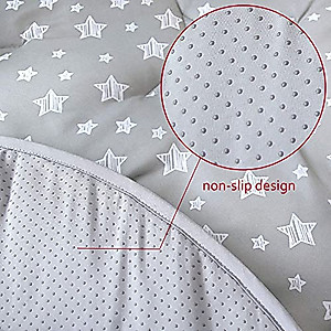 Pop Up Play Tent Mat, Baby Padded Floor Mat Round, Anti Slip Kids Tents Indoor Playhouses Mat, 40'' x 40'' Round Area Rug, Baby Play Mat Round, Pop Up Play Mat for Toddlers and Kids Playtime