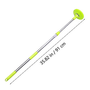 FOYTOKI 1 Set Mop Pole Mopping Floor Cleaner Mop Mopa para Limpiar Pisos Commercial Mop Turnicate Kit Handle Mop Rod Mop Handle Replacement Mops Rotating Mop Accessory Rod Green Plastic