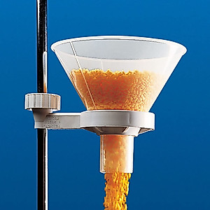 Globe Scientific 600167 Polypropylene Powder Funnel, 80mm Funnel Size, 80mm Top Diameter (Pack of 20)