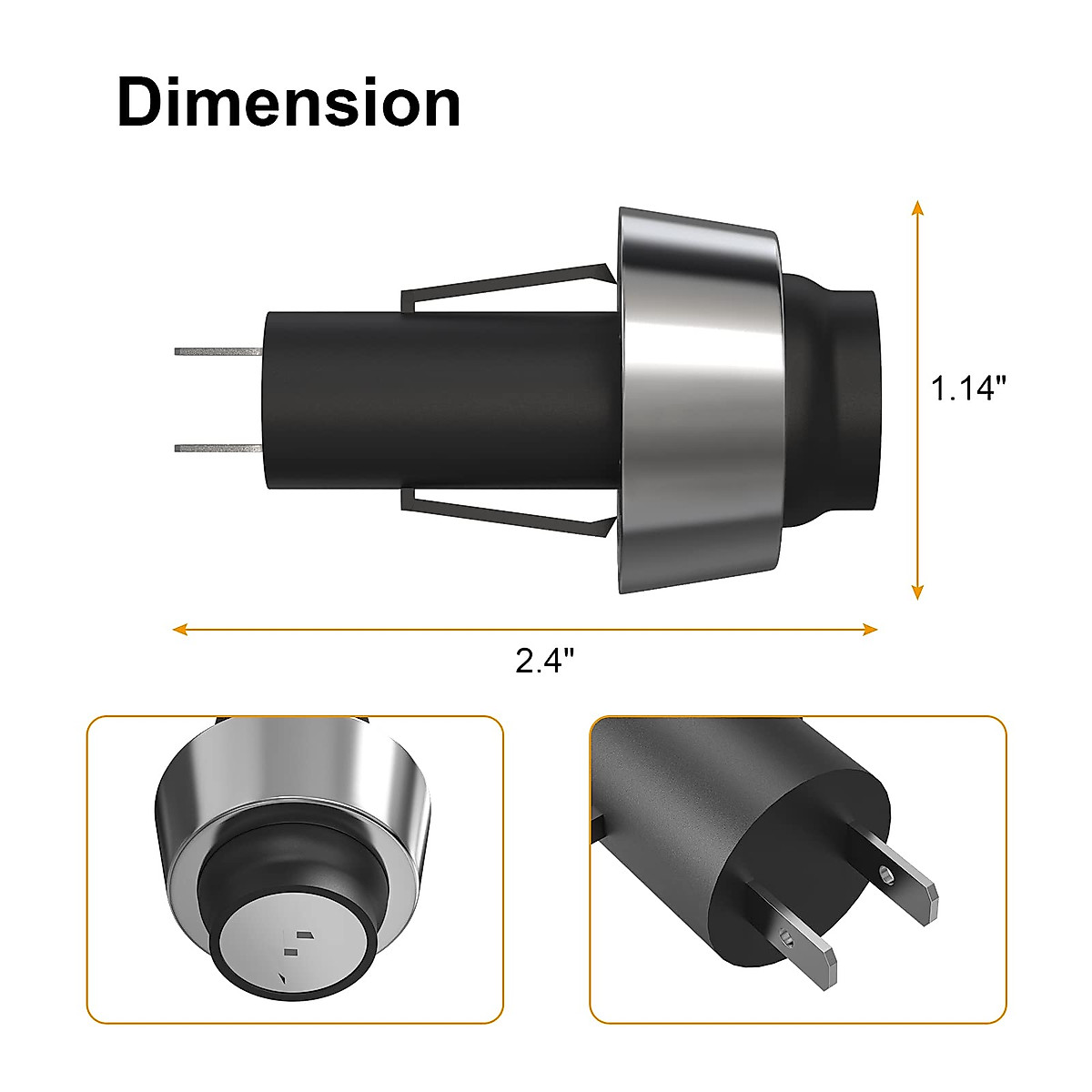 Starter Button Switch Replacement Parts for Weber Genesis II and Spirit II(2017 and Newer),66220 Grill Ignition for Weber Spirit E/S-210, 220, 310, 315, 320, 330 (2013 and Newer),1 Pack