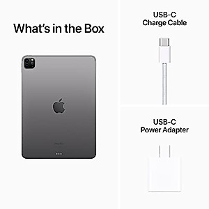 Apple iPad Pro 11-inch (4th Generation): with M2 chip, Liquid Retina Display, 2TB, Wi-Fi 6E, 12MP front/12MP and 10MP Back Cameras, Face ID, All-Day Battery Life – Space Gray