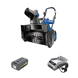 Snow Joe ION18SB 18-Inch 40 Volt Cordless Single Stage Brushless Snow Blower, 7" x 1.5"