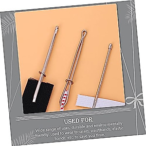 EXCEART 1 Set String Drawstring Sewing Tools Wire Guide DIY Knitting Tools Threader Auxiliary Threading Tool Thread Inserting Tool Set Belt Threader Embroidered Drawstring Thread