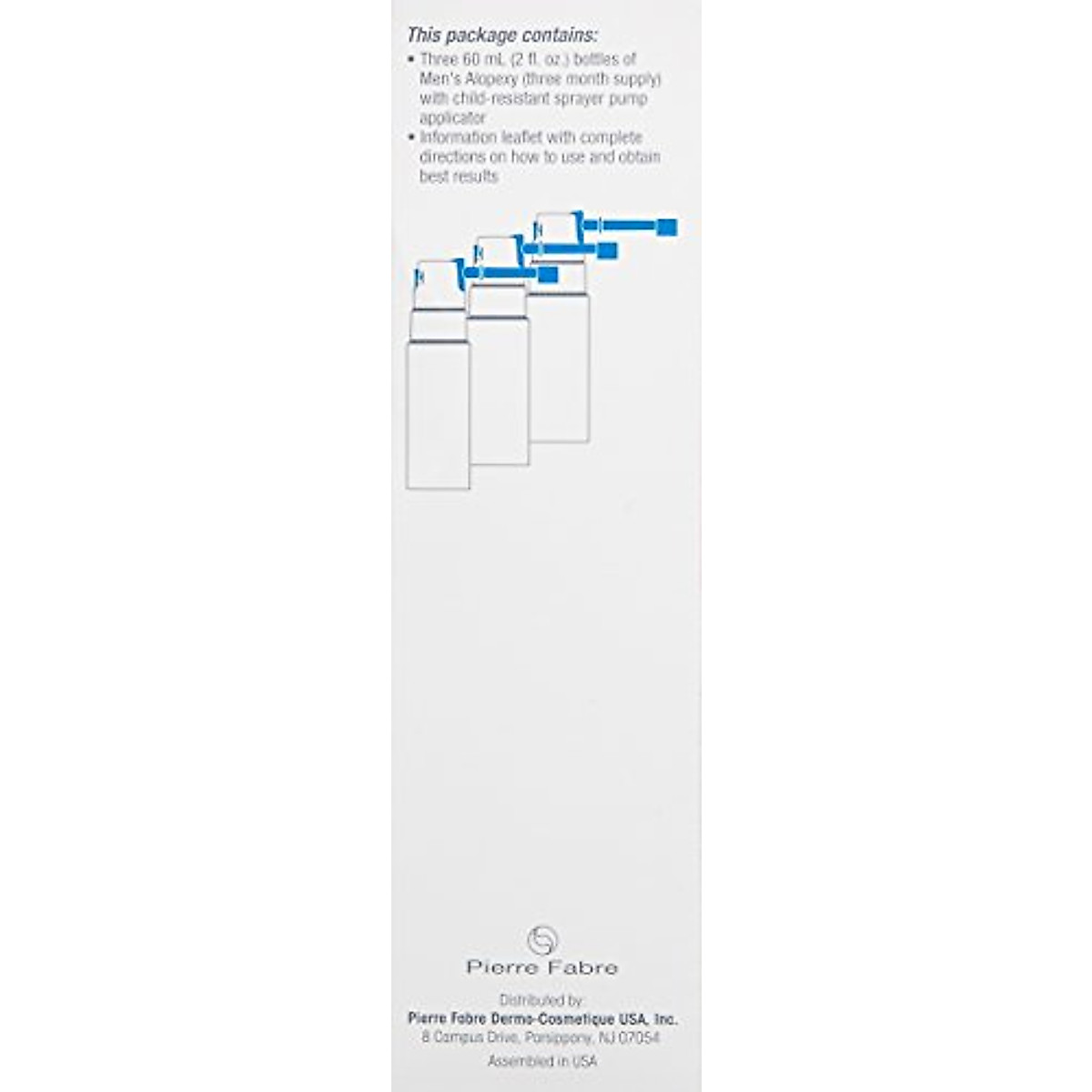Ducray Alopexy Minoxidil Men's Topical 5 Percent Solution, 2 fl. oz.