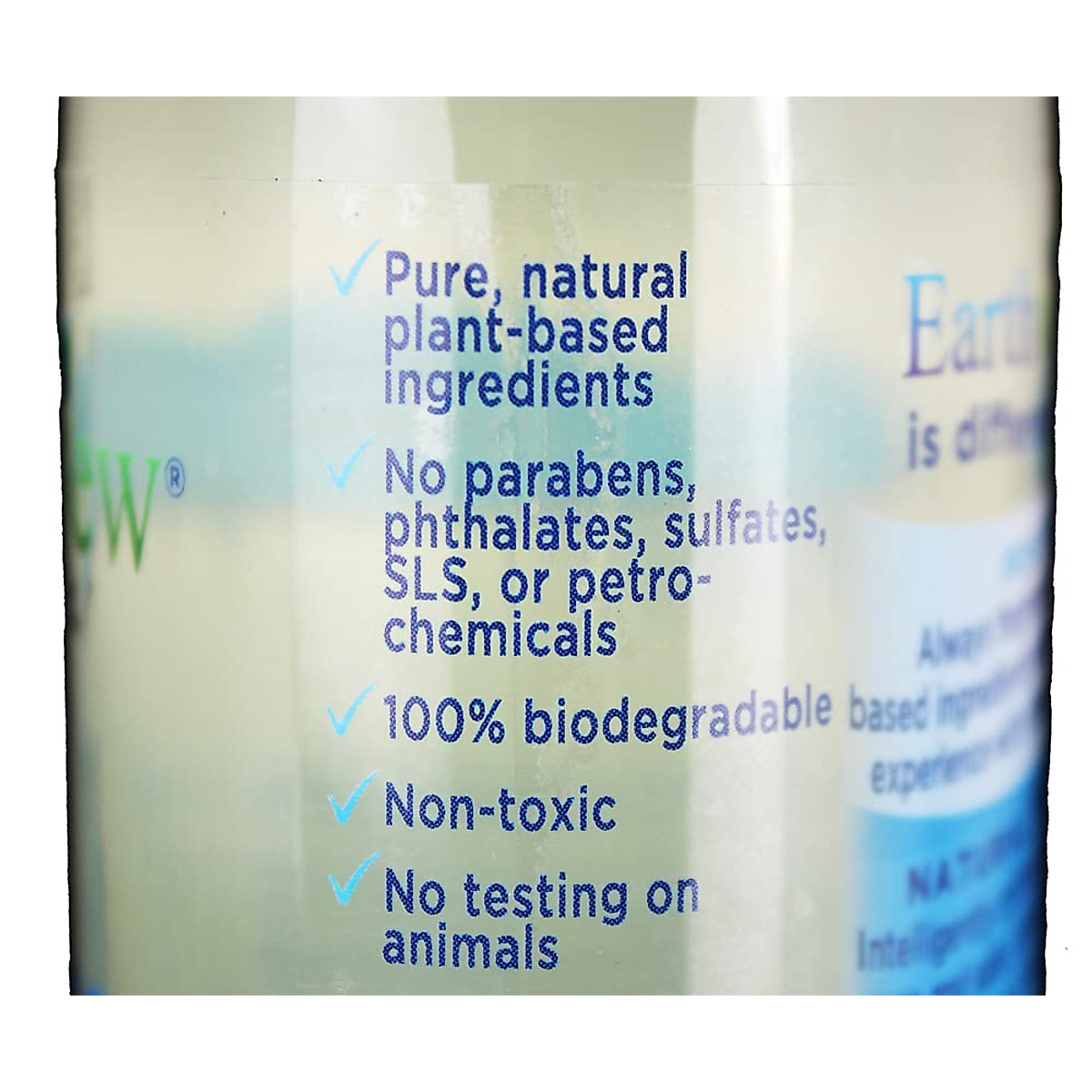 Earthview Fragrance Free Shampoo & Bodywash, 8 Fl Oz, All Hair Types- Designed for Environmental Sensitivities (MCS, EI, MI, Sulfate free, SLS free, Sensitive Skin, Unscented, Free & Clear, Naturally Derived, Eco-Friendly, Hypoallergenic)