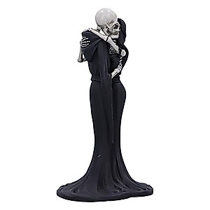 Nemesis Now Eternal Kiss 24cm, Resin, Gothic Wedding Giftware, Skeleton Kiss Figurine, Cast in The Finest Resin, Hand-Painted,Black and White