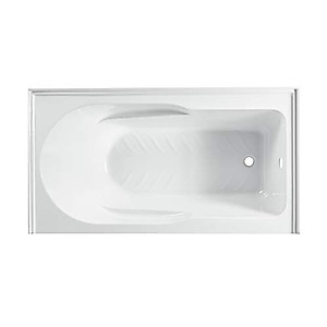 Swiss Madison Well Made Forever SM-AB560, Concorde 60 in. x 32 in. Acrylic Glossy White, Alcove, Integral, Right-Hand Drain, Apron Bathtub