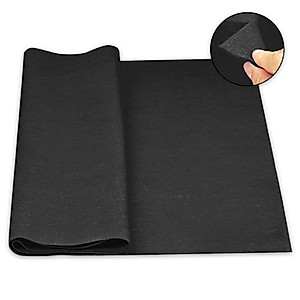 Felt Fabric 1.8 mm Thick Felt 36" x 72", Soft Durable Felt Fabric by The Yard Felt Sheets for Arts and Crafts DIY Sewing Crafting Projects (Black)