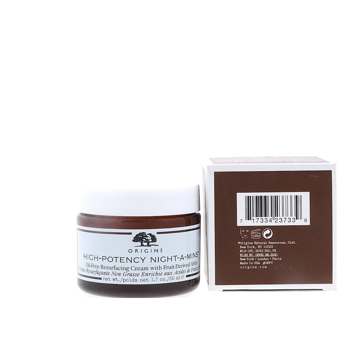 Origins High Potency Night-A-Mins Mineral Enriched Renewal Night Cream 1.7 Ounce Unbox