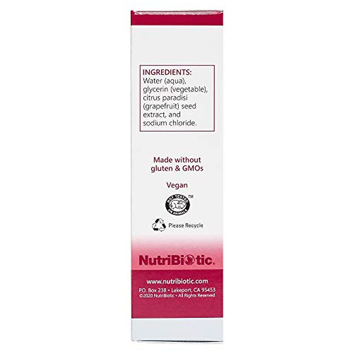 NutriBiotic Nasal Spray 1 Fl Oz | Nasal Lubricant with Grapefruit Seed Extract & Sodium Chloride | Help Flush Irritants from Nasal Passages | Convenient Measured Dose Pump | Drug-Free & Non-Medicated