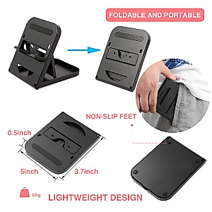 Nintendo Switch Stand/Switch LITE Stand,Foldable,Adjustable and Portable table play stand for N-switch console playing and charging,Compatible with ipad/ Mini/iPad Pro Air, smartphone and kindle