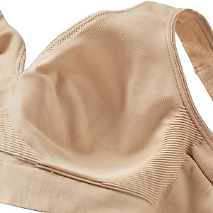Bali Women's Sure Size Wire Free Bra, Nude, Large