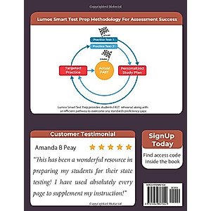 Florida Assessment of Student Thinking (FAST) Test Prep: Grade 8 English Language Arts Literacy (ELA) Practice Workbook and Full-length Online Assessments: FAST Study Guide