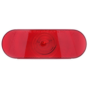 Optronics ST70RS 6" Oval Stop/Turn/Tail Light, Red