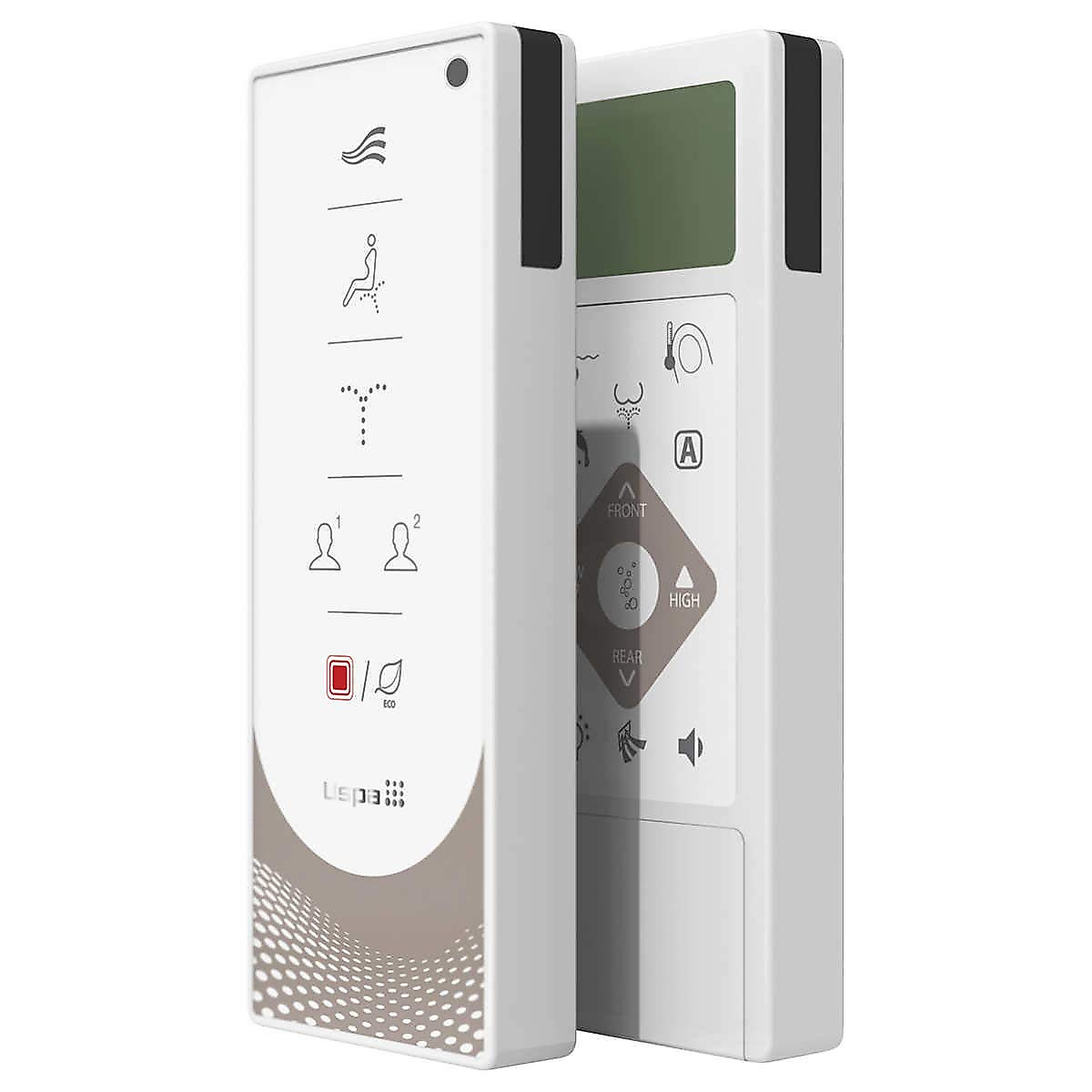 BioBidet USPA 6800U Adjustable Bidet Toilet Seat with Wireless Remote, Dual Nozzle, User Presets and Dryer, White, Elongated