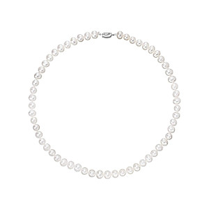 VIKI LYNN Pearl Necklace 8-9mm AAA Freshwater Cultured Pearl 925 Sterling Silver Jewelry for Women 20 Inch