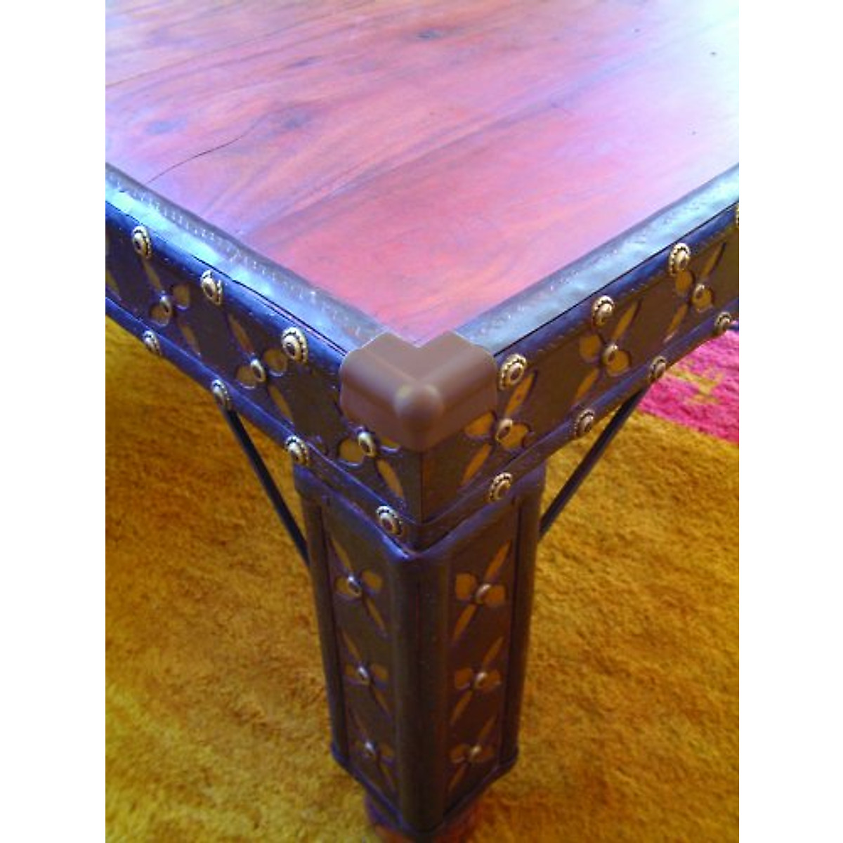 Dreambaby Foam Corner Cushions, Brown, 4 Pack