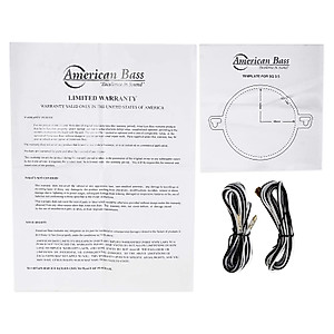 American Bass SQ3.5 SPEAKER 3.5" 2-WAY 80WATTS AMERICAN BASS;CARBON FIBER