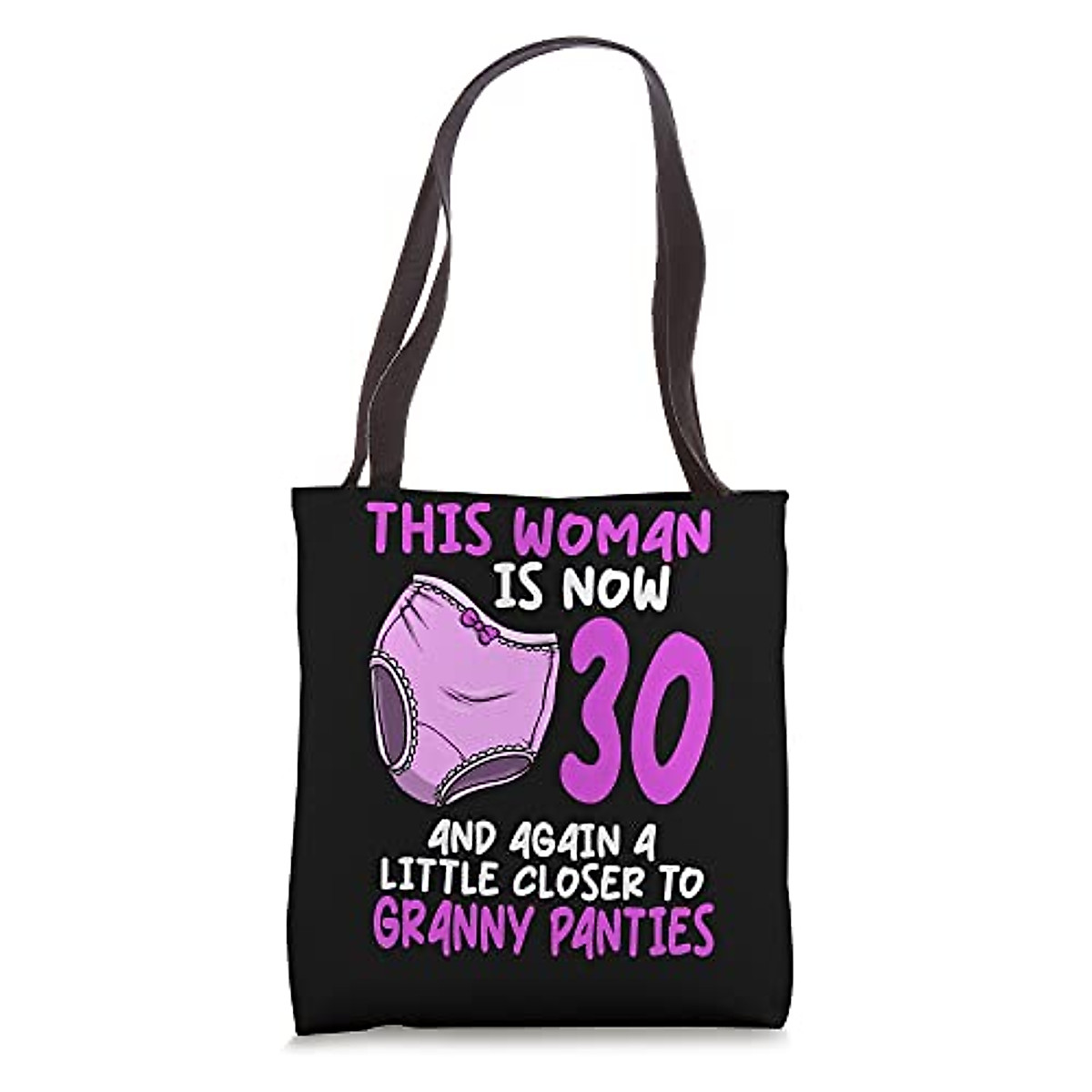 Women Birthday Closer To Granny Panties 30th Girls Birthday Tote Bag