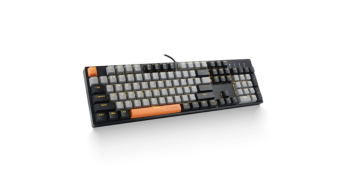 E-YOOSO Z-14 Mechanical Gaming Keyboard - Red Switch, RGB Backlit, Full ...