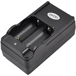 BTBAI 16340 Battery Charger AC Wall Dual Only for 3.7v li-ion CR123A RCR123A LR123A LC16340 IMR16340 BRC16340 s1a